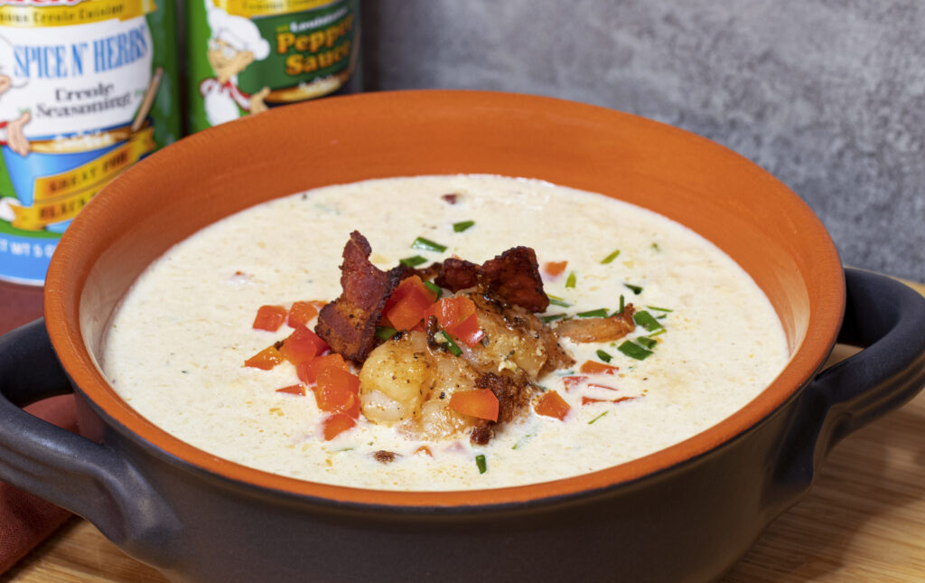 Creole Shrimp & Bacon Bisque - Louisiana Cookin'